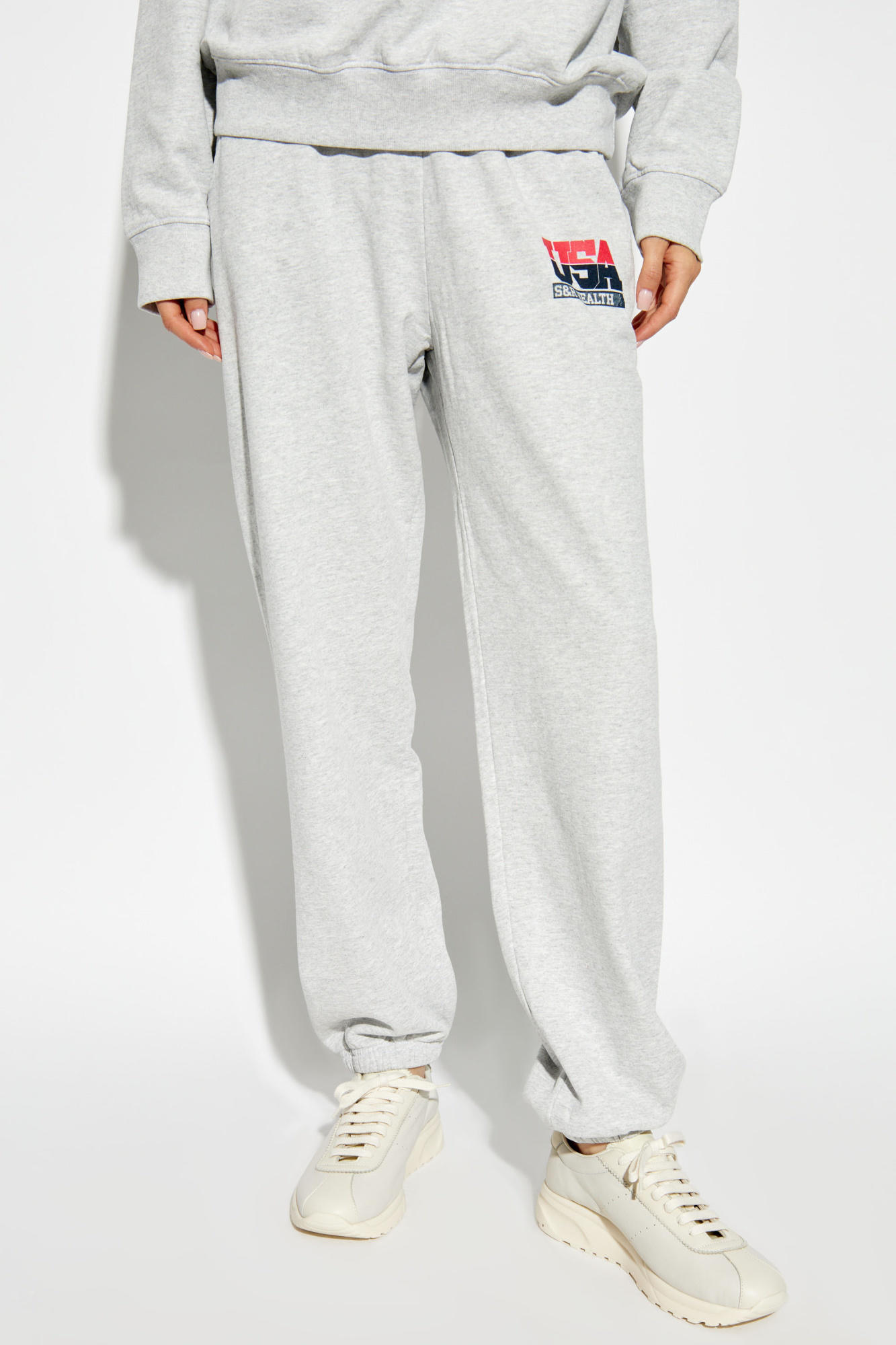 Grey Sweatpants with logo Sporty & Rich - Vitkac France Grey Sweatpants with logo Sporty & Rich - Vitkac France